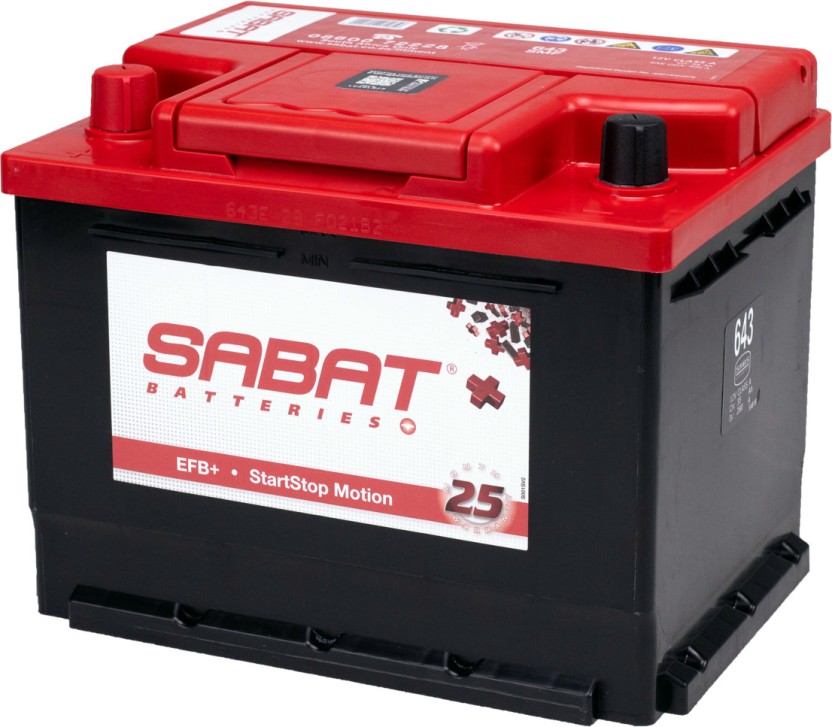 SABAT 616 Car Battery 12V35Ah 35 Ah Battery for All Vehicles | Makro