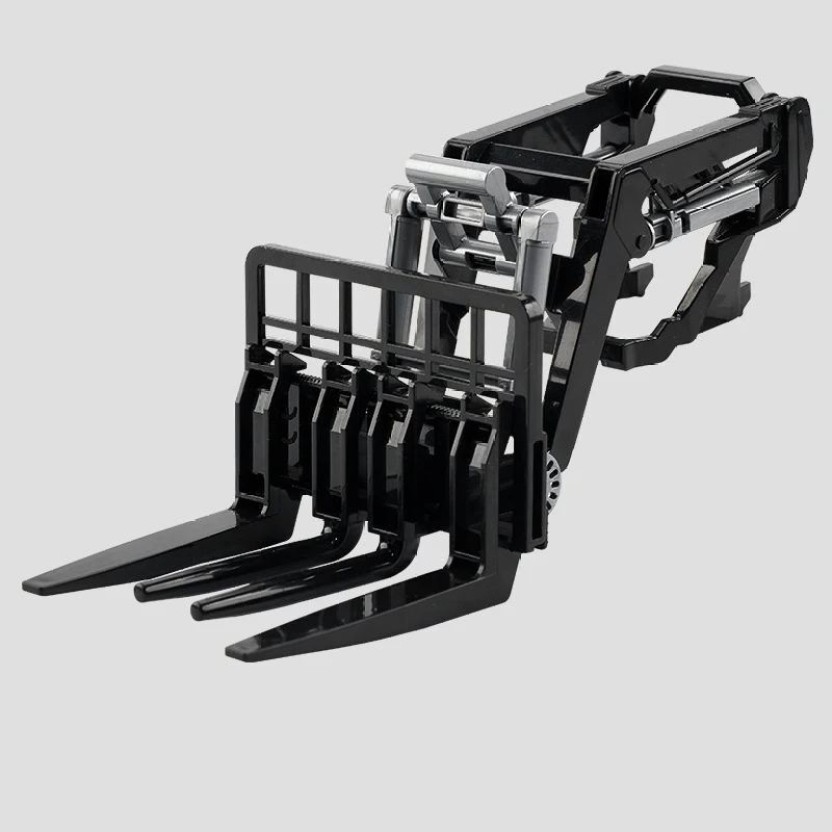 MAX 02Farm Tractor with Trailer Inertia Toy Forklift Transport Truck ...