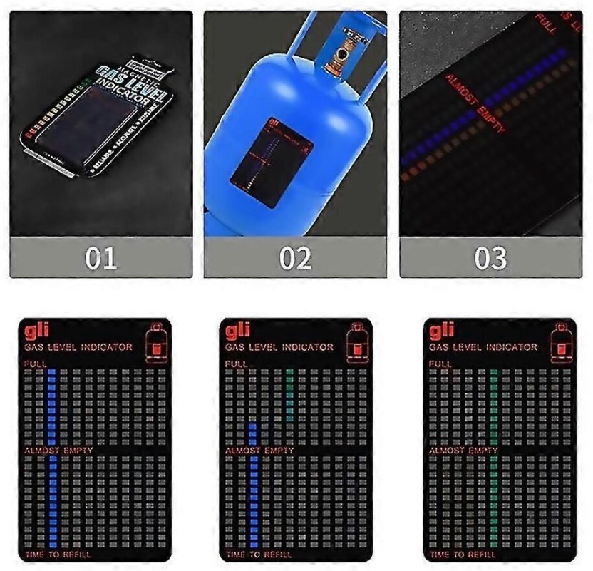 Max For practical propane fuel gas tank level indicator magnetic gauge ...