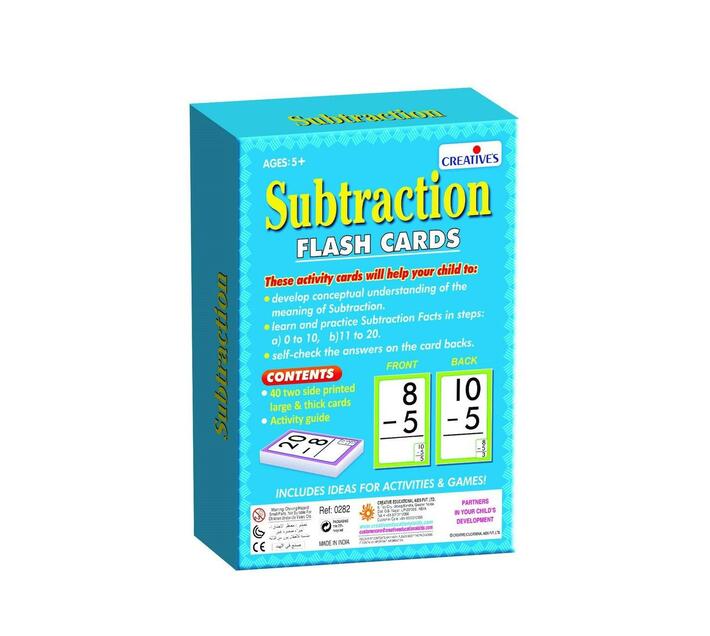 Creatives Subtraction Flash Card | Makro