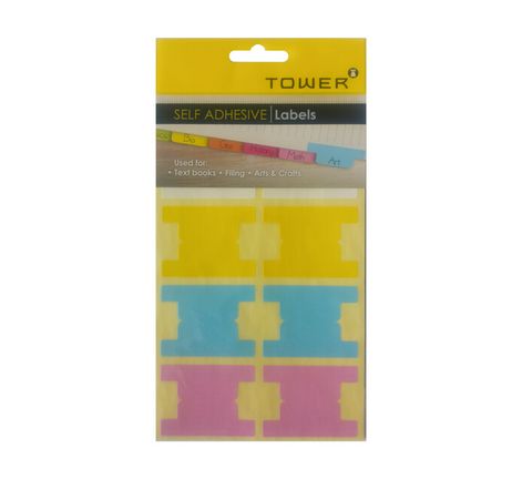 Tower Self Adhesive Tabs Pastel 3 Pack | Makro