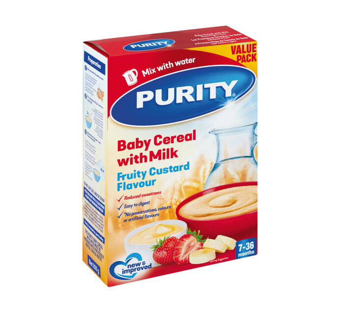 PURITY 2ND STAGE FRUITY CUSTARD 450G | Makro