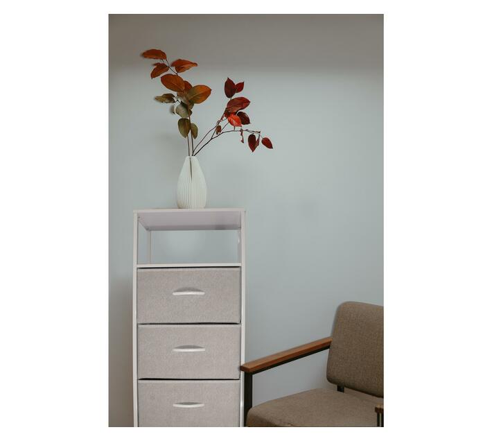 LMA Branded Economical Metal Frame & Fabric - 3 Drawer Cabinet | Makro