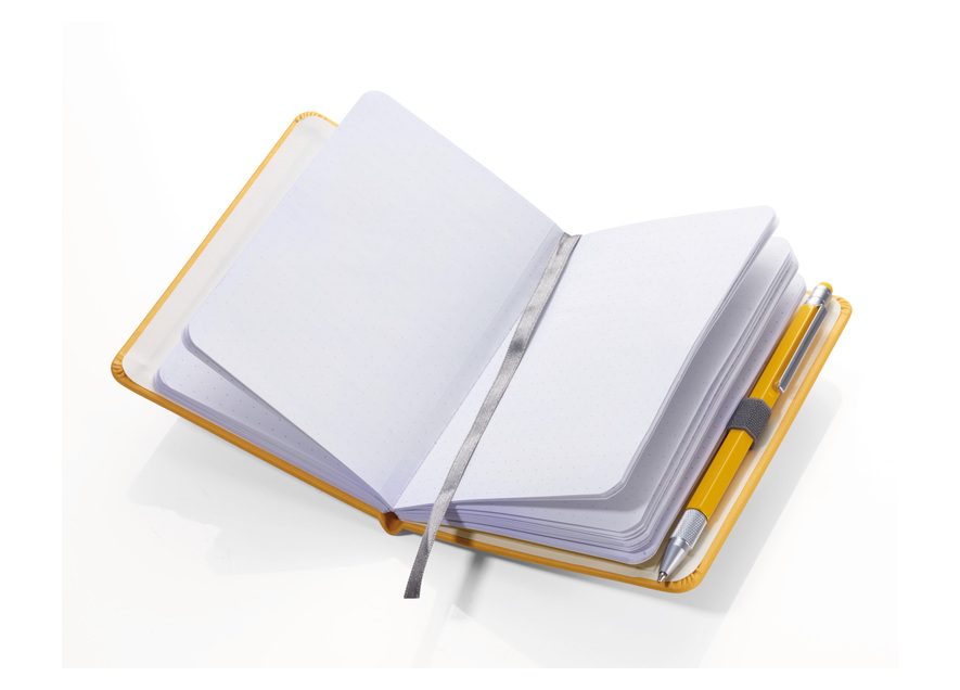 Troika Notepad A6 with Slim Multitasking Ballpoint Pen Yellow | Makro