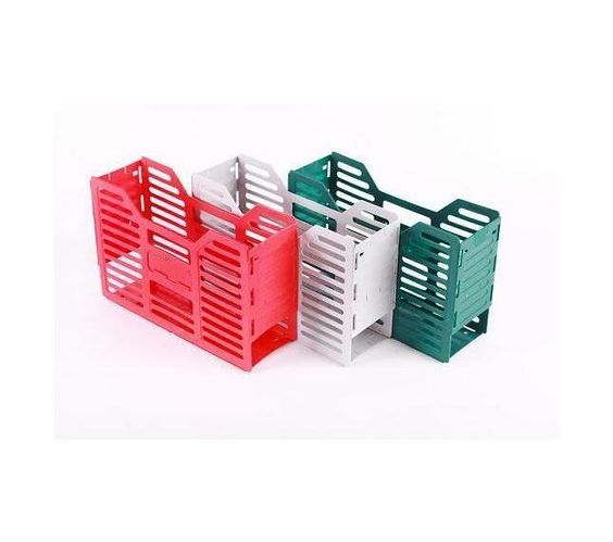 A4 Slated Container_Black_10 Pack | Makro