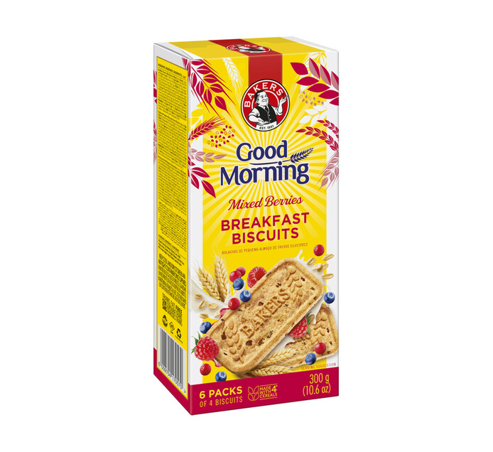 Bakers Good Morning Biscuits Mixed Berries (12 x 300g) | Makro