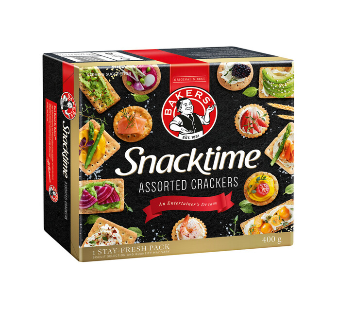 Bakers Snacktime Savoury Biscuits (8 x 400g) | Makro