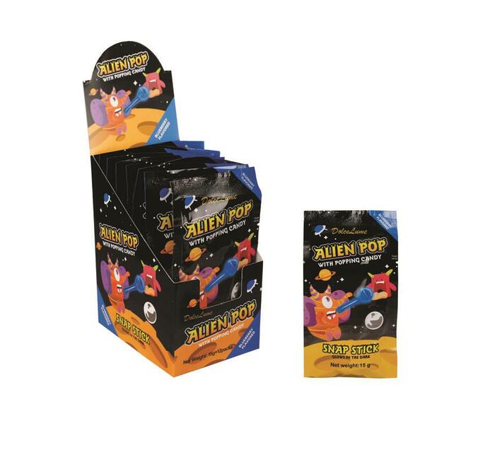 Sweet Lolly Alien Blueberry - 12 Packets | Makro