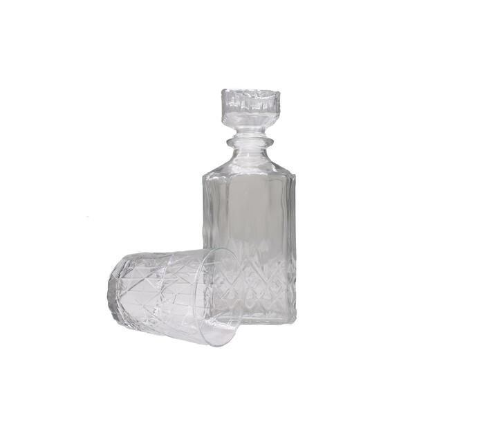 7 Piece Angular Glass Carafe and Tumbler Set | Makro