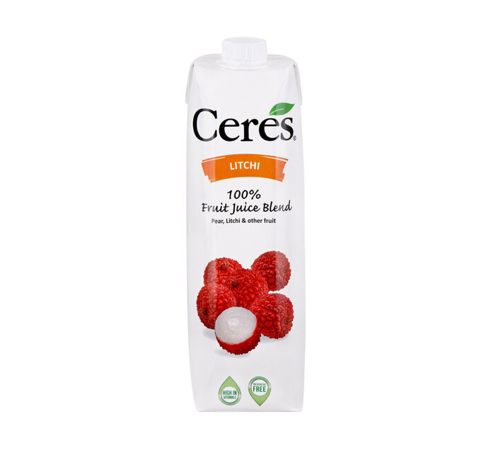 Ceres Fruit Juice Litchi (1 x 1L) | L/life fruit juice | Long Life ...