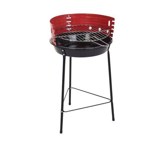 Charcoal Braai Grill with Adjustable Height and Windscreen | Makro
