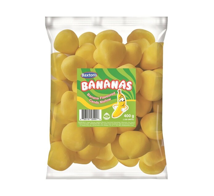 Baxtons Candy Mallow Banana (20 x 400g) | Makro