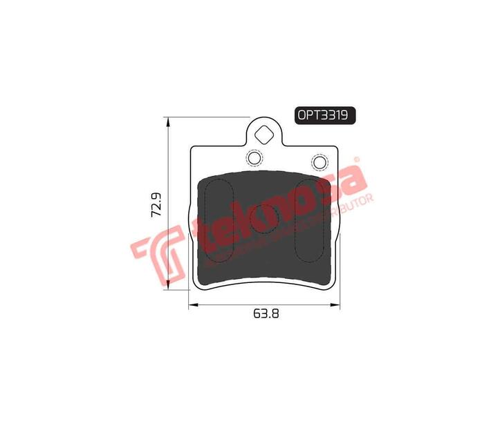 Optima Brake Pad Set - OPT3319 | Makro
