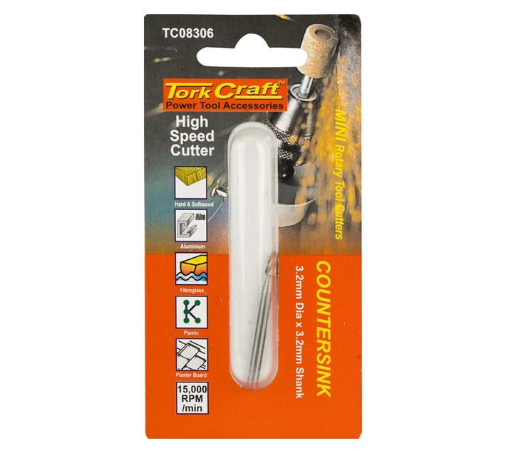 MINI H/SPEED CUTTER 3.2MM COUNTERSINK 3.2MM SHANK | Makro