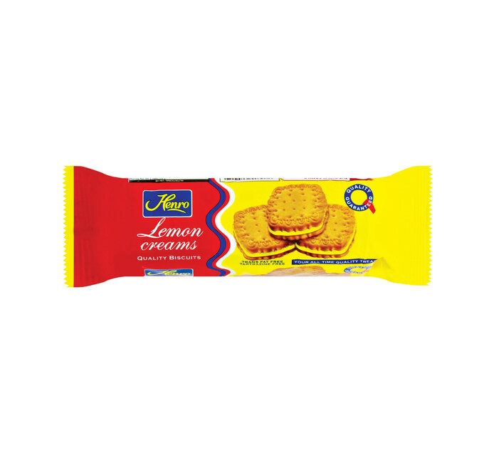 Henro Creams Biscuits Lemon (12 x 150 g) | Makro