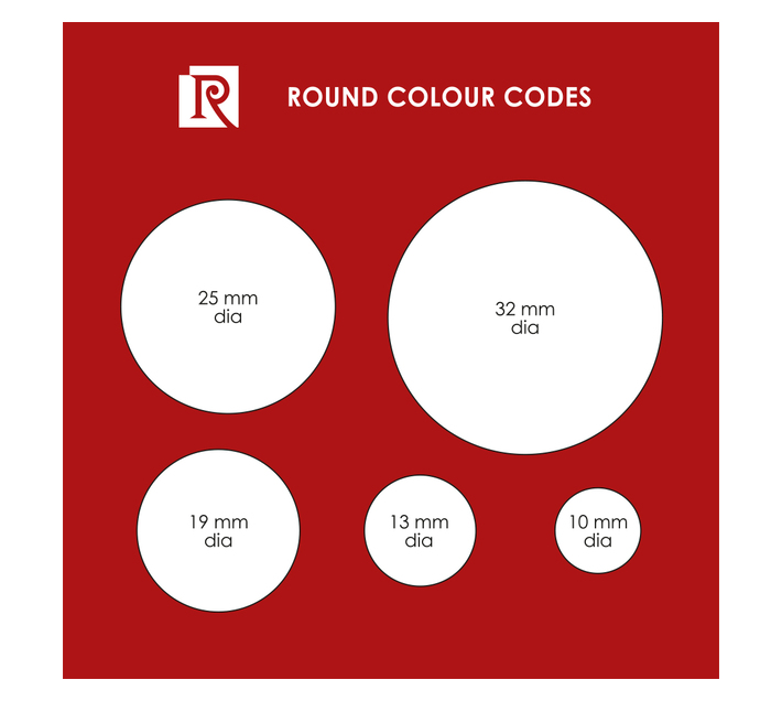 Redfern Self-Adhesive Colour Codes - C10 Silver | Makro