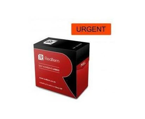 Redfern Self-Adhesive Instruction Urgent Labels | Makro