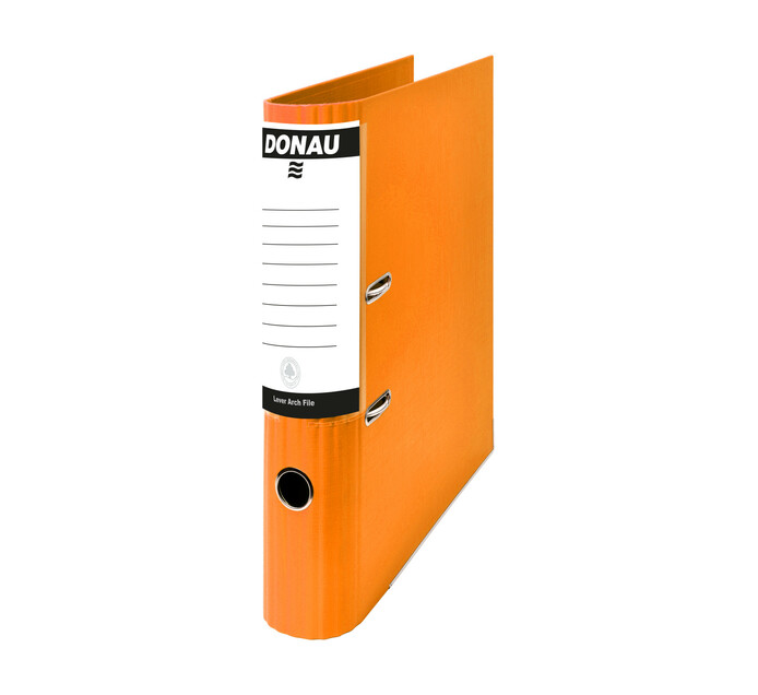 Donau A4 Polypropylene Lever Arch File Orange | Makro