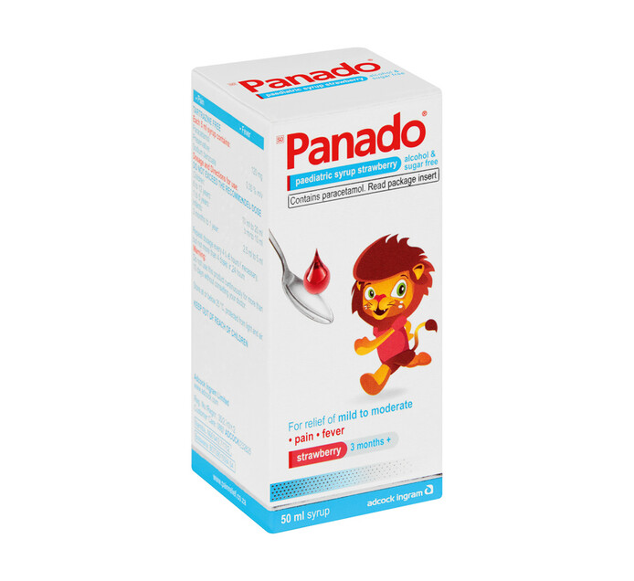 Panado Paediatric Syrup Strawberry (6 x 50ml) | Makro