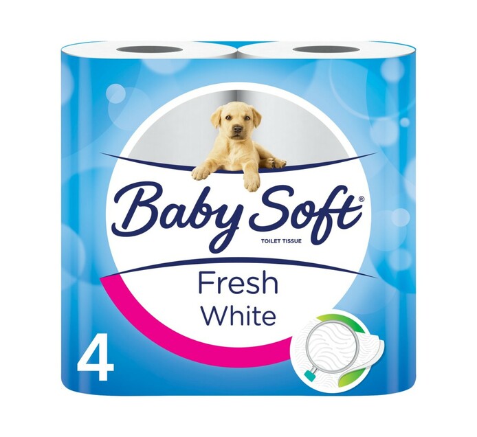 Baby Soft 2 Ply Toilet Paper White (12 x 4's) | Makro