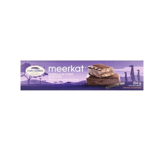 MEERKAT BISCUITS 200G, VANILLA AND CHOC | Makro