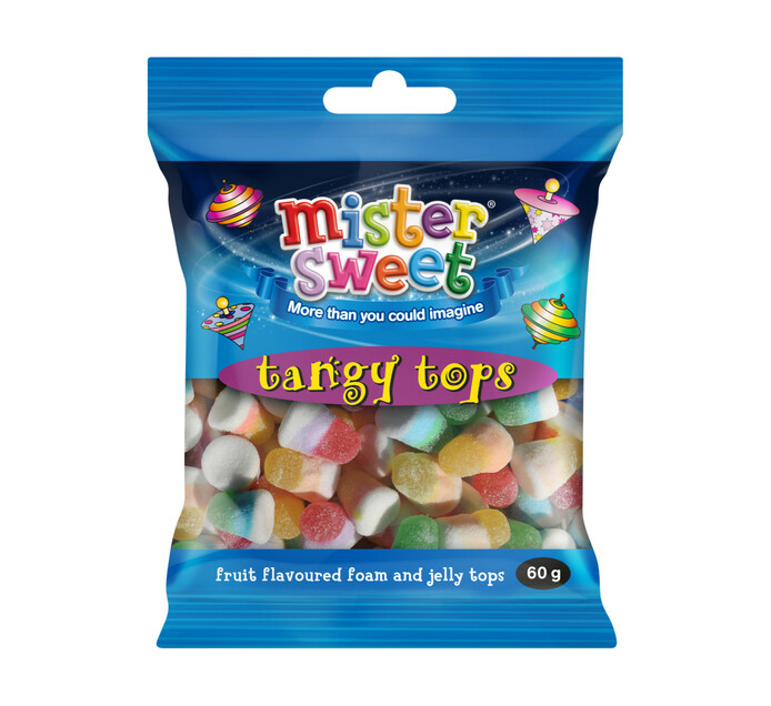 Mister Sweet Mini Prepacks Tangy Tops (24 x 60g) | Makro