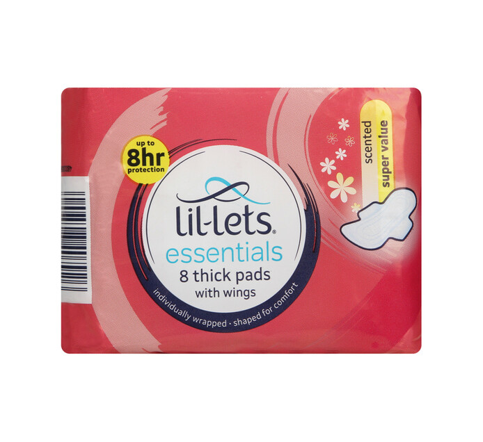 Lil-lets Essentials Scented (4 x 8;s) | Sanitary Pads | Sanitary pads ...
