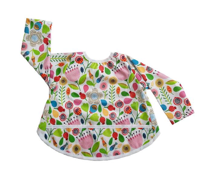 Long Sleeve Bib Apron - Flower | Makro