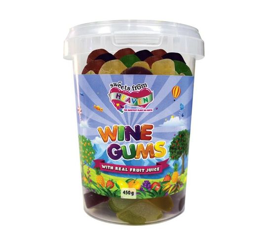 Sweets From Heaven Gums or Jellies Bucket Wine Gums (450 g) | Makro