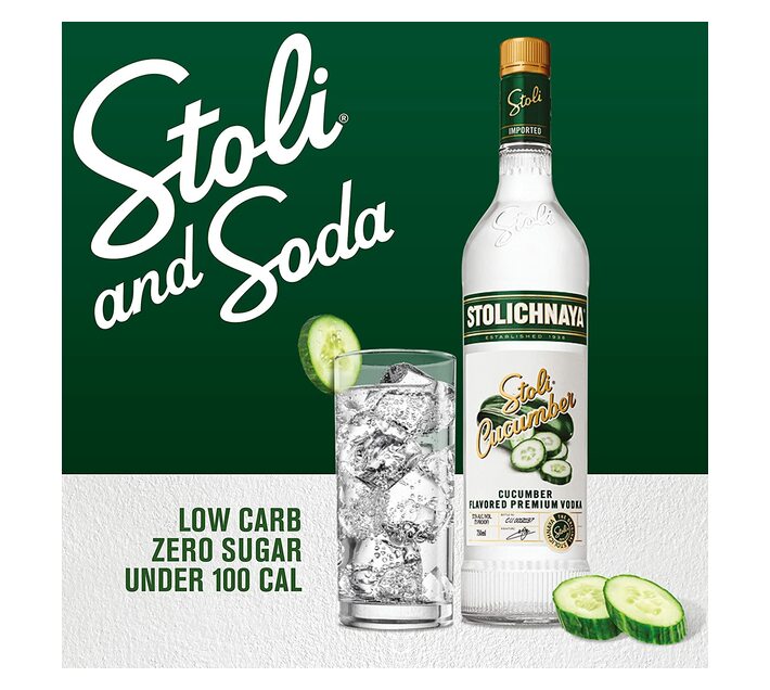 STOLI Cucumber Vodka 12x750 ml | Makro