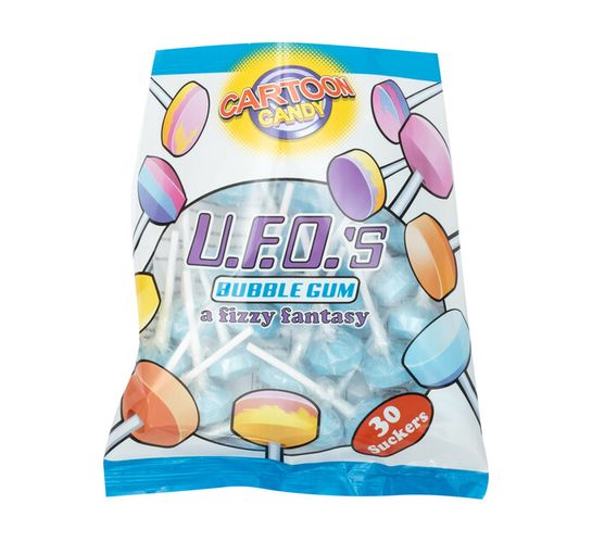 CRTON CNDY UFO'S BUBBLEGUM WRAPPED 30'S | Makro