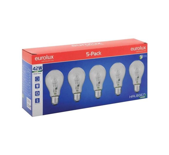 Eurolux 42W Halogen 5 Pack | Halogen/Low Voltage | Halogen Classics ...