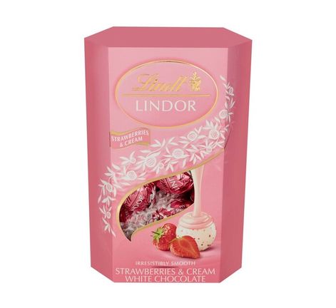 Lindt Cornet Truffles Box Chocolates Strawberry and Cream (1 x 200g ...