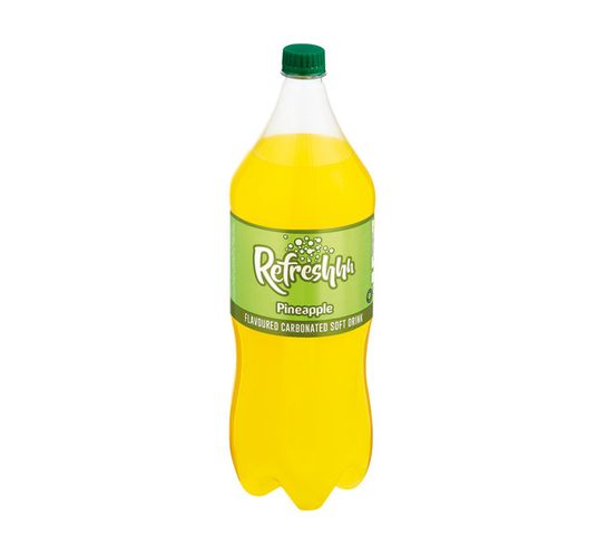 Refreshhh Refreshhh Pineapple (6 x 2lt) | Non Return CSD PET | 2L Non ...