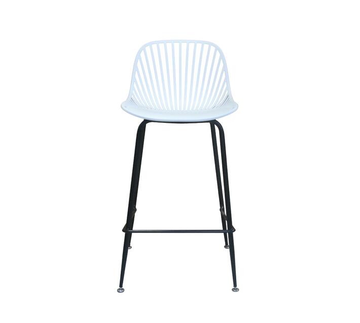 Tropea Kitchen & Bar Stool – White (Set of 4 Chairs) | Makro