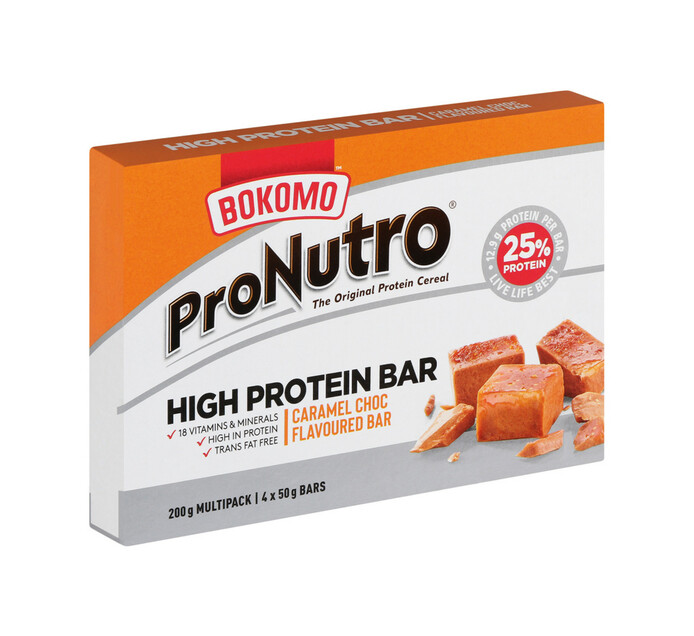 Pronutro High Protein Bar CARAMEL CRNCH (12 x 50g x 4) | Makro