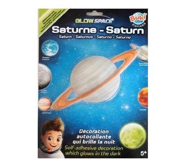 GLOW-IN-THE-DARK SATURN SELF-ADHESIVE DECORATION | Makro