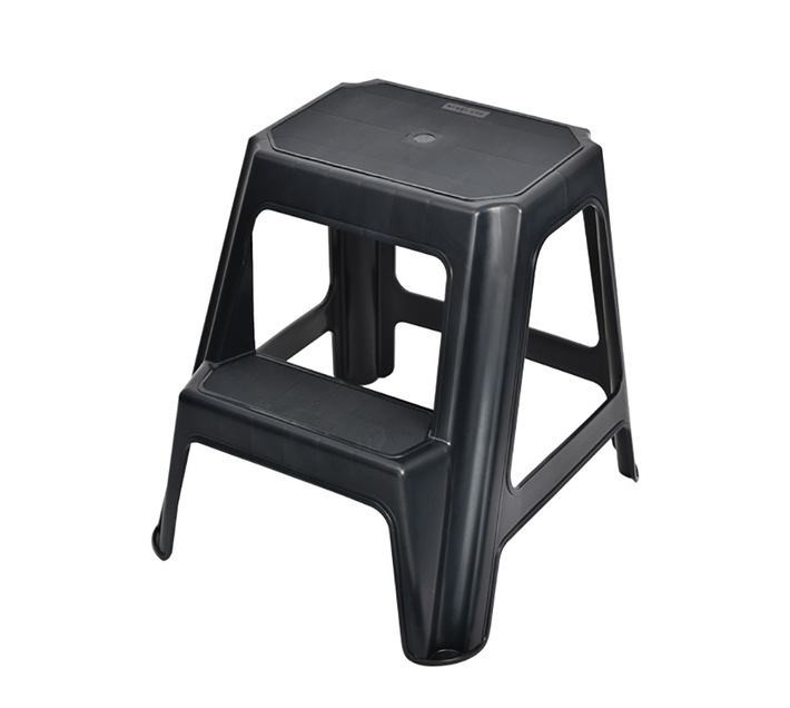 Step Stool Black 2-Step | Makro