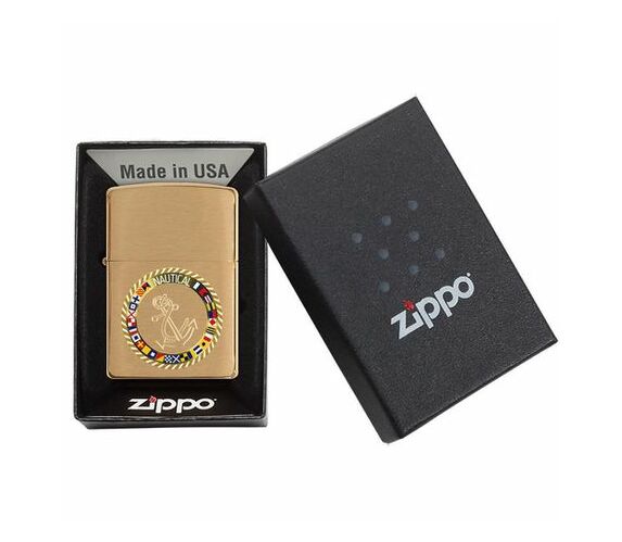 Zippo Lighter - Nautical Flags Design | Makro