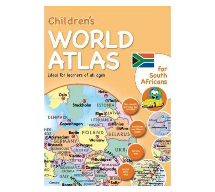 World Atlas For Children, with Bookmark | Makro