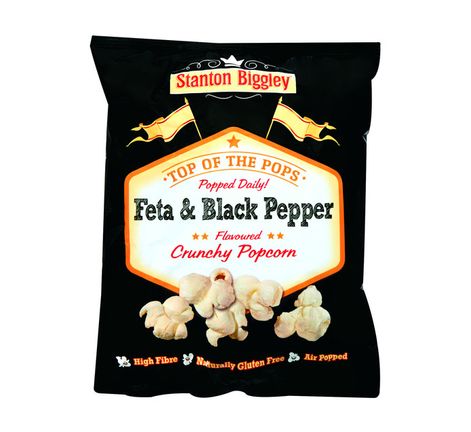 Stanton Biggley Popcorn Feta and Black Pepper (12 x 45g) | Makro