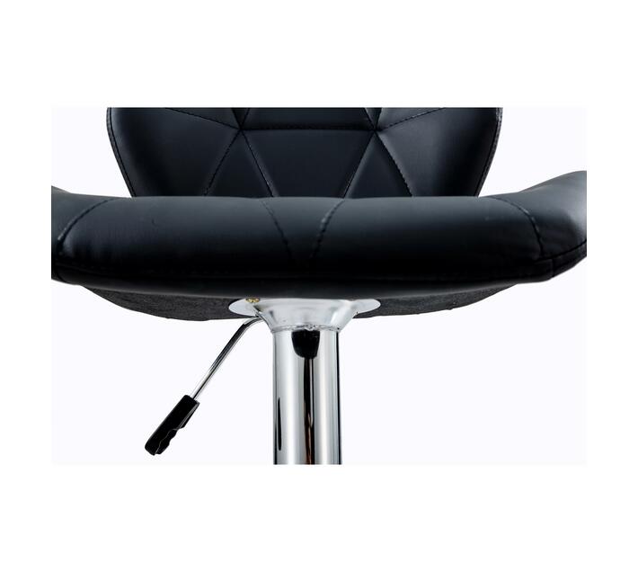 Bar Stool / Kitchen Chair Set of 2 - Black | Makro