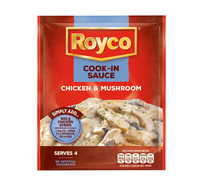 Royco Dry Cook-in-Sauce Chicken and Mushroom (1 x 44g) | Makro
