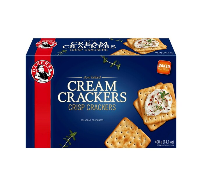 Bakers Cream Crackers Biscuits (2 x 12 x 200g) | Makro