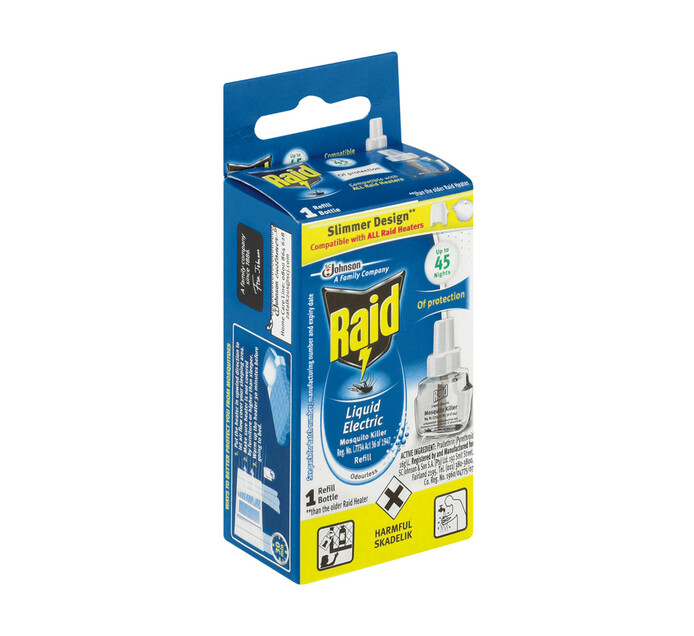 Raid Electric Insect Killer Refill (1 x 33ml) | Electronic Repellent ...