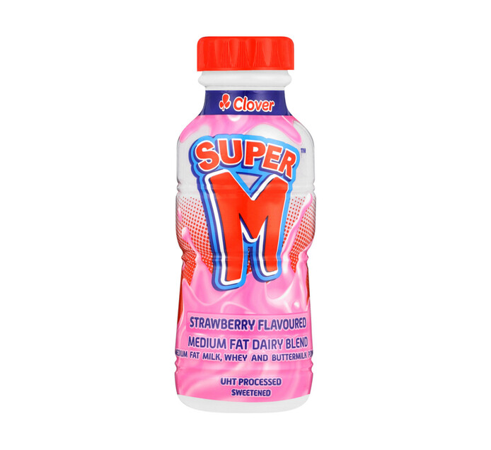 CLOVER SUPER M 300ML, STRAWBERRY | Makro