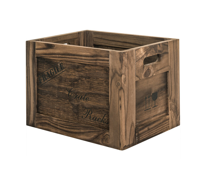 Medium Solid Wood Crate | Makro