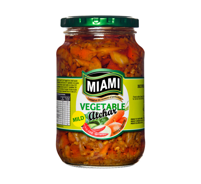 Miami Vegetable Atchar (All Variants) (12 x 380g) | Makro