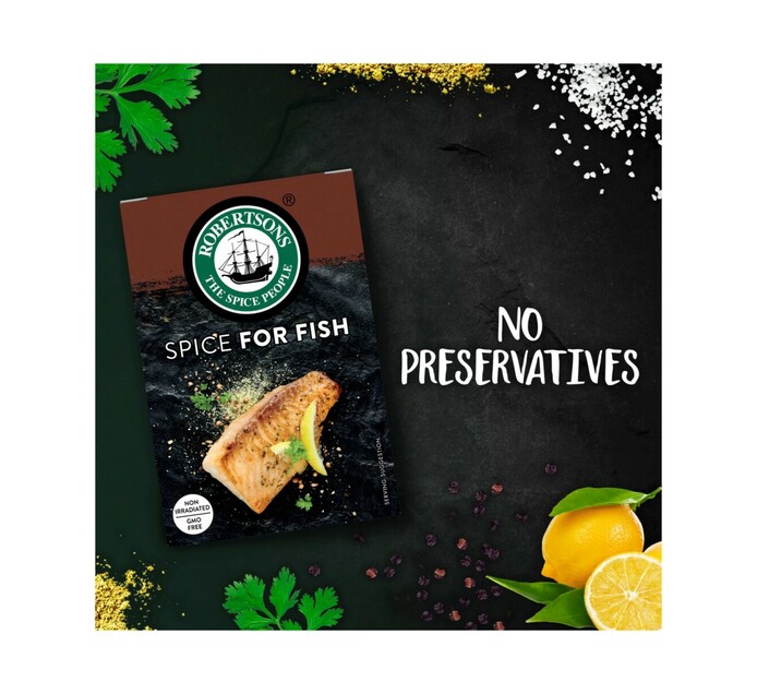 Robertsons Spice For Fish Refill (40 x 80g) | Makro