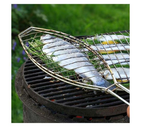 Barbecue Fish Grill - Metal Chrome | Makro
